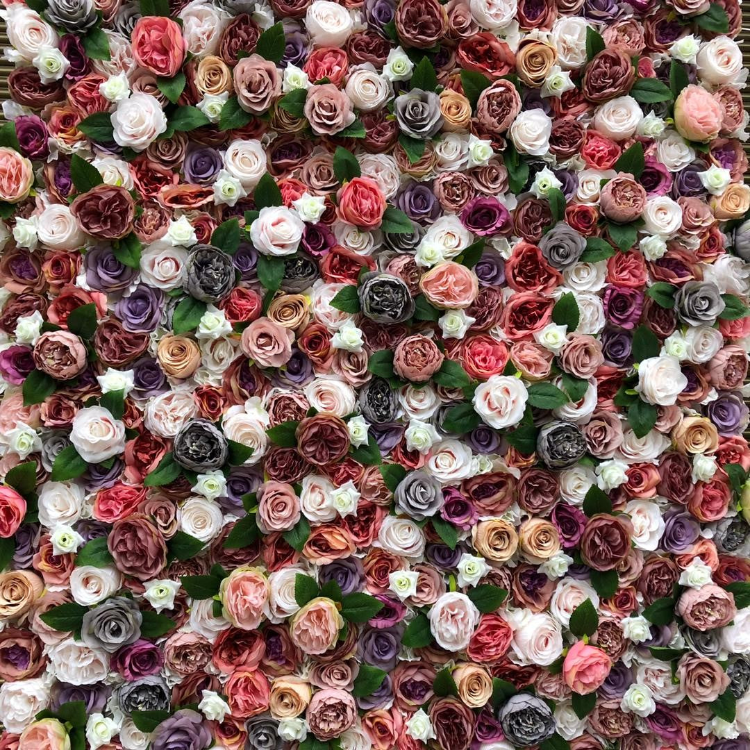 Rose Garden Flower Wall